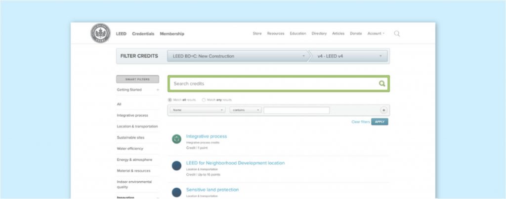 あなたの必要な情報を「LEED credit library」で見つけてください | Green Building Japan