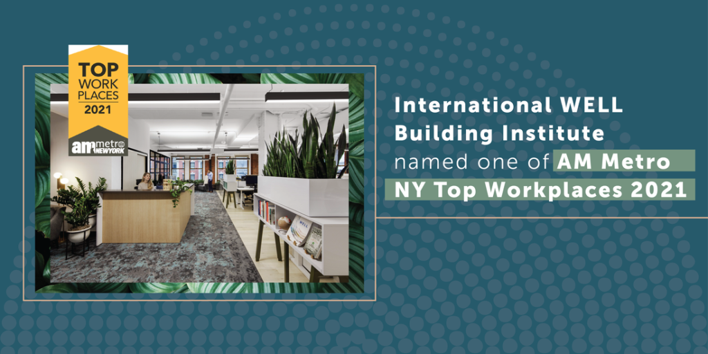 International WELL Building Instituteが2021年のTop Workplaces賞を受賞しました ...